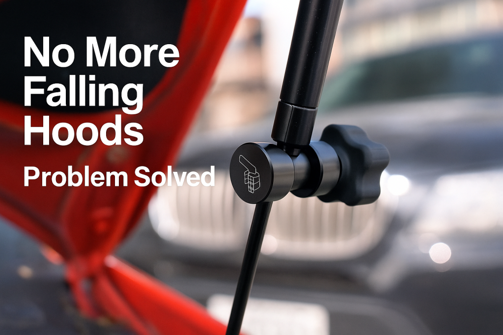 Your Hood Won’t Stay Up? Here’s the Solution. Hood Strut Clamp